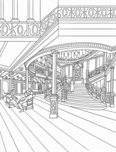 Disegni di Titanic da Colorare
