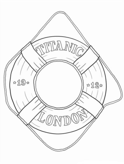 Titanic Coloring Pages