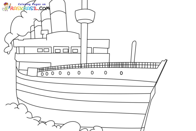Disegni di Titanic da Colorare