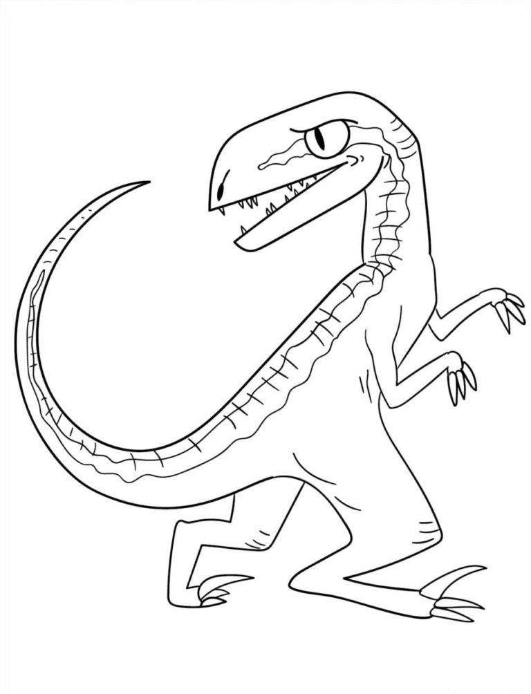 Dibujos de Velociraptor para Colorear