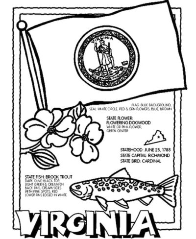 Virginia Coloring Pages