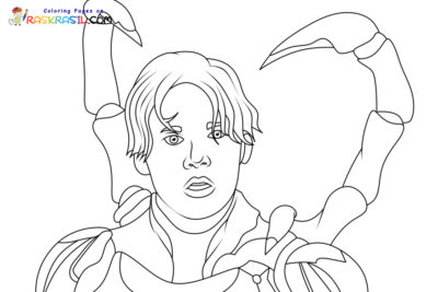 Blue Beetle Coloring Pages