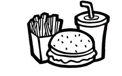 Coloriage McDonalds à imprimer