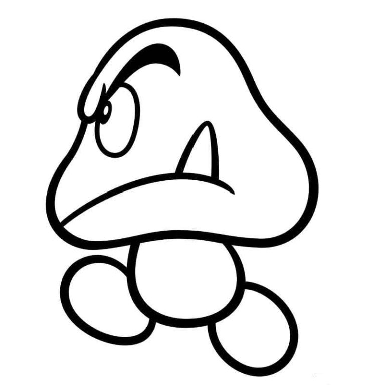 Goomba Coloring Pages