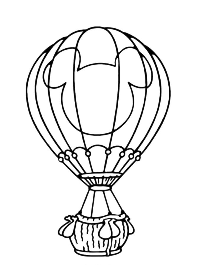 Nele Luchtballon Naam Kleurplaten Sketch Coloring Page