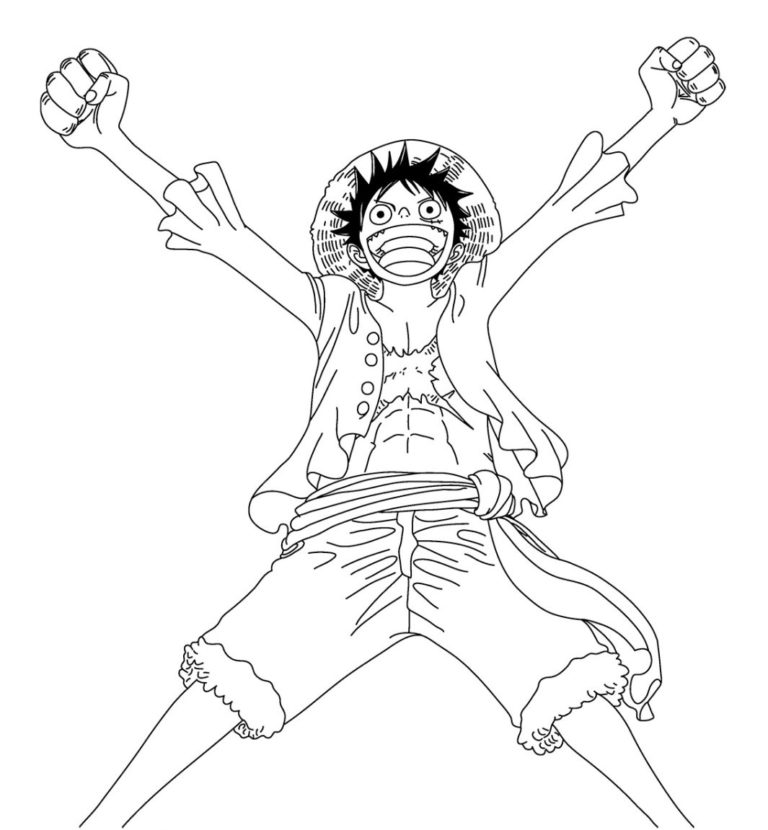 Luffy Coloring Pages