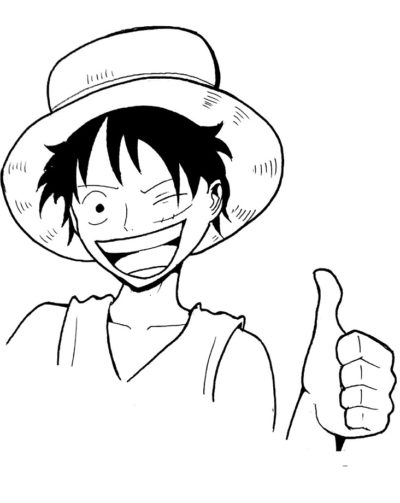 Luffy Coloring Pages