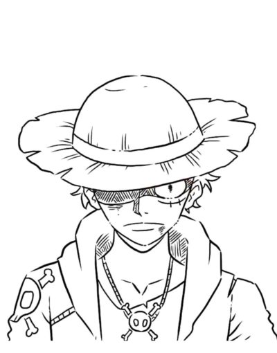 Luffy Coloring Pages
