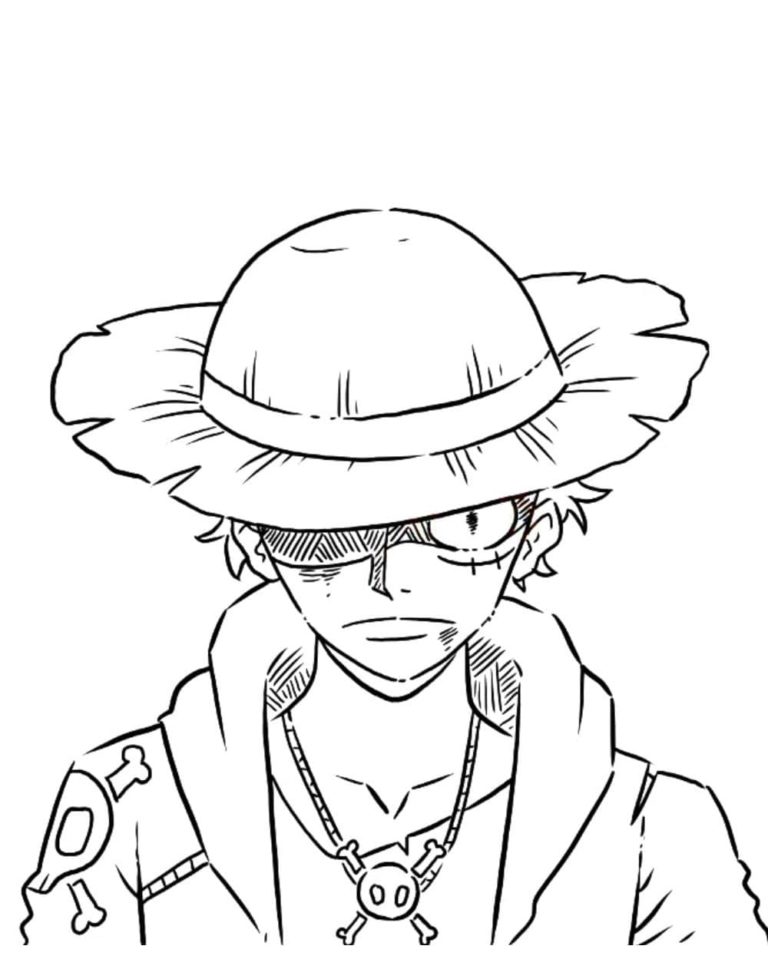 Luffy Coloring Pages