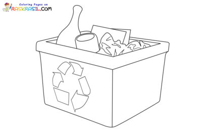 Disegni di Riciclo da Colorare