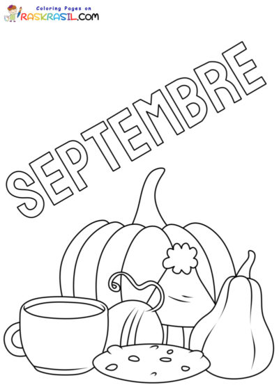 Coloriage Septembre à imprimer