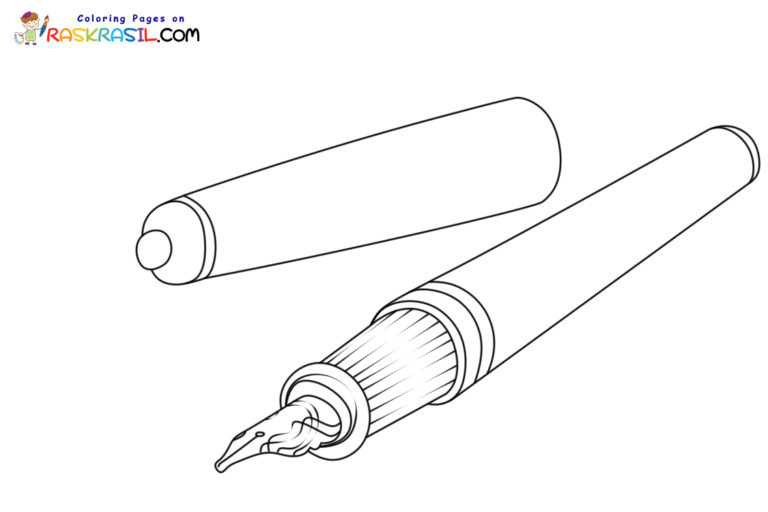 Pen Coloring Pages