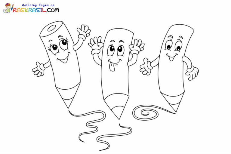 Coloriage Crayon à imprimer