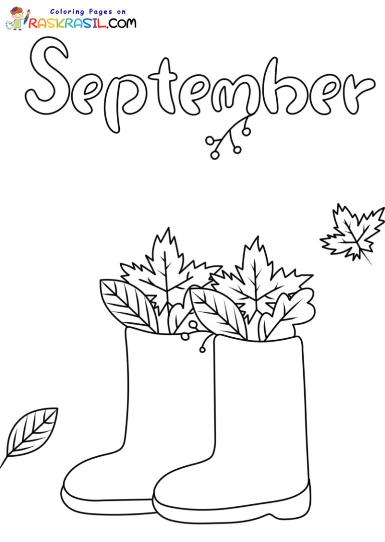 Ausmalbilder September | Kostenlos Malvorlagen zum Ausdrucken