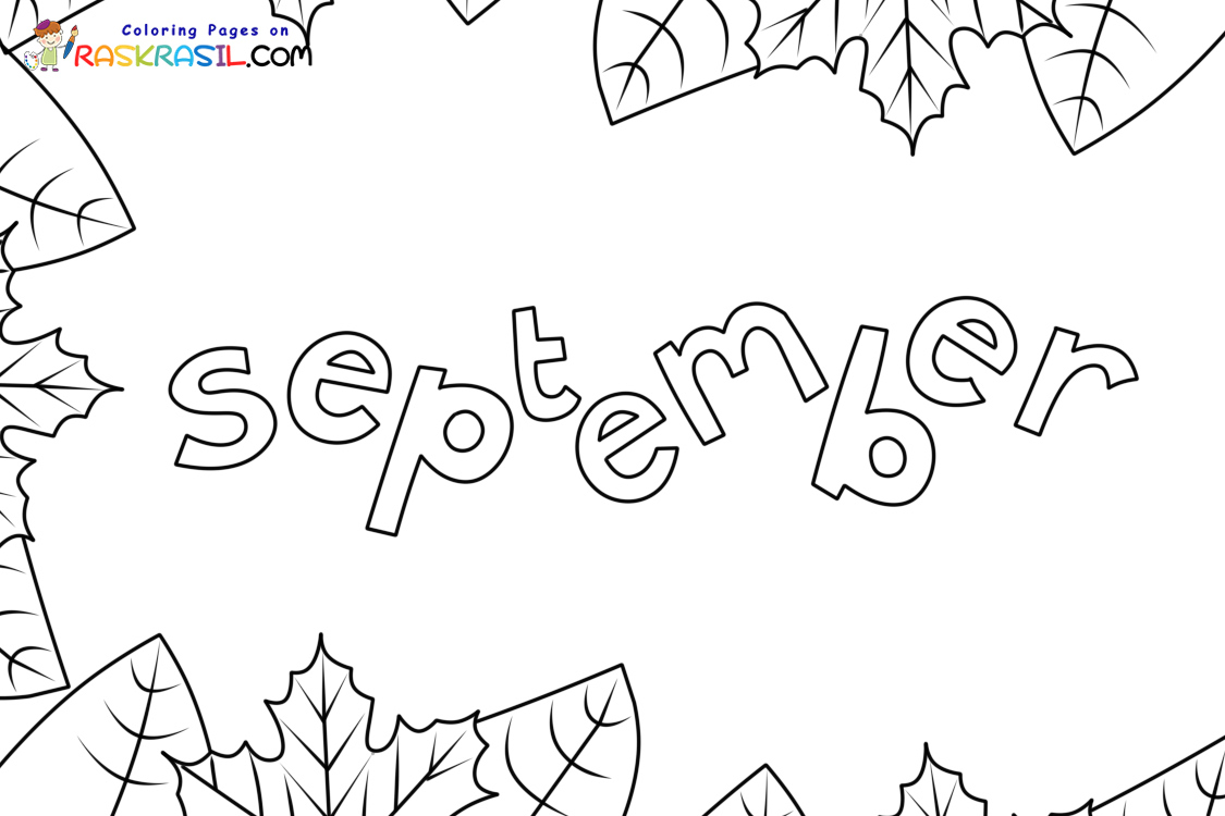 Kleurplaten September | Afbeeldingen om in te kleuren
