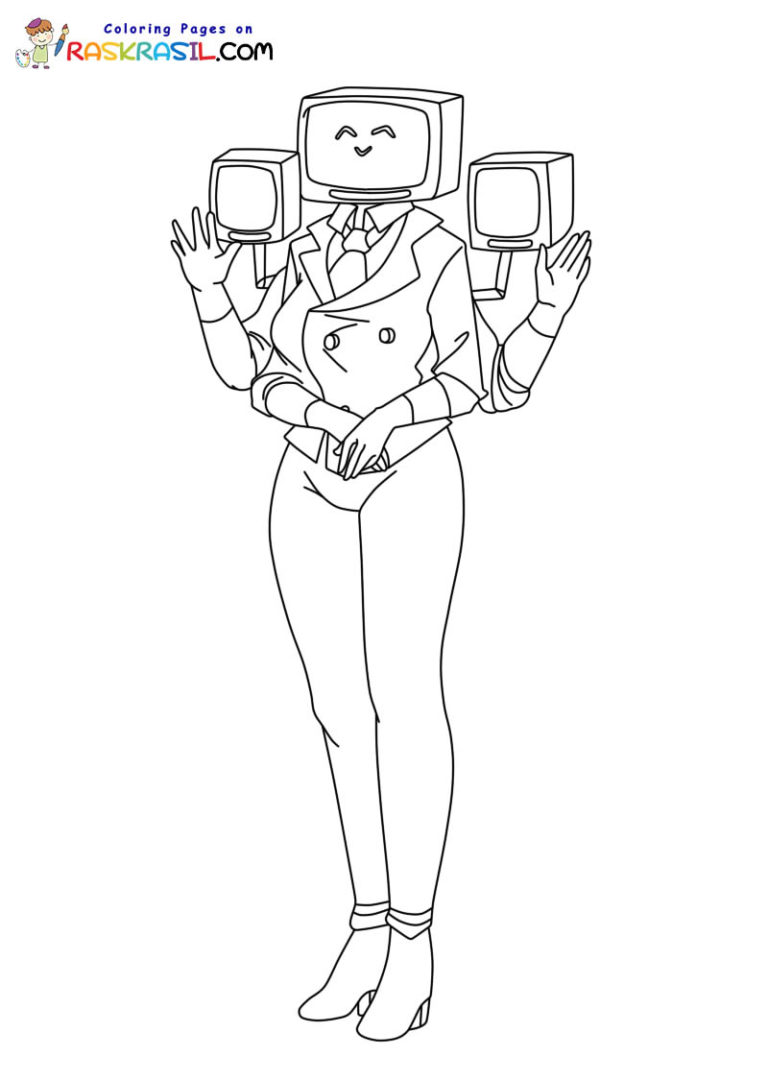 Dibujos de TV Woman para Colorear