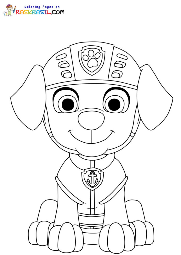Zuma Paw Patrol Coloring Pages