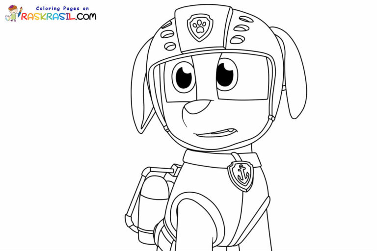 Zuma Paw Patrol Coloring Pages