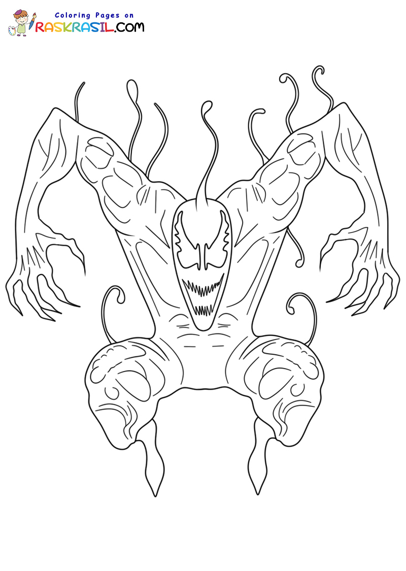 Carnage Coloring Pages