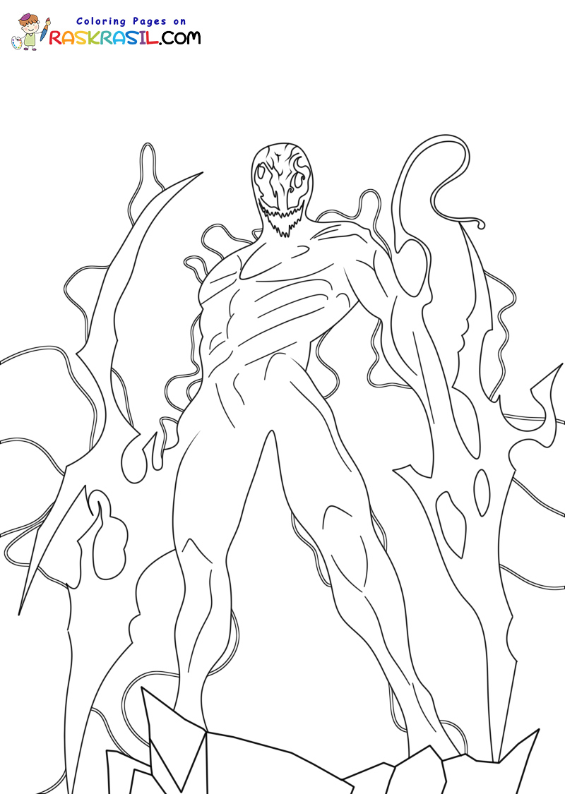 Carnage Coloring Pages