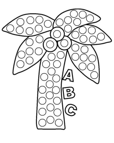 Chicka Chicka Boom Boom Coloring Pages