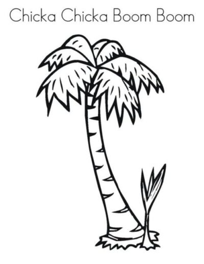 Chicka Chicka Boom Boom Coloring Pages