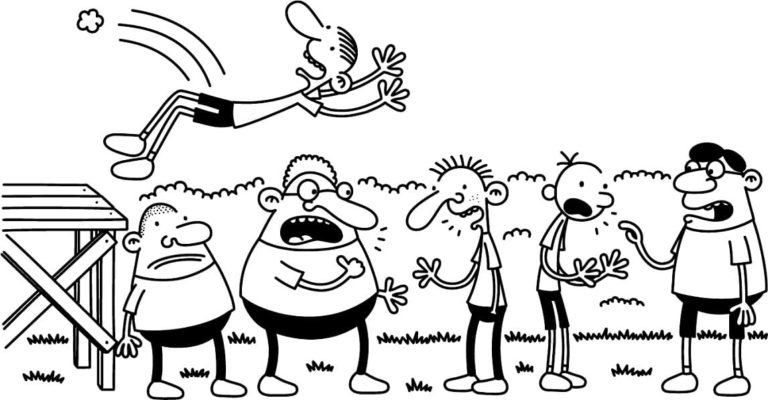 Wimpy Kid Coloring Pages
