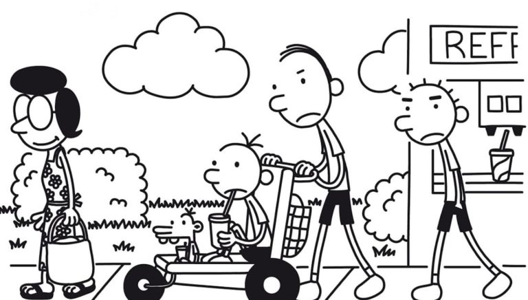 Dibujos de El diario de Greg para Colorear
