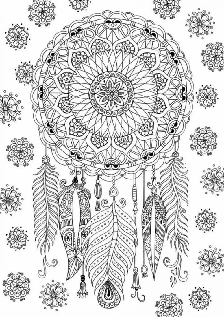 Dream Catcher Coloring Pages