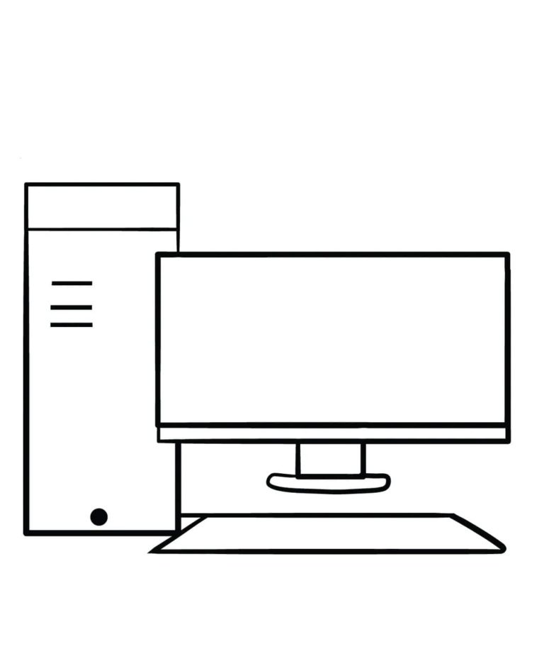 Disegni di Computer da Colorare