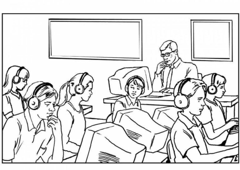 Computer Coloring Pages