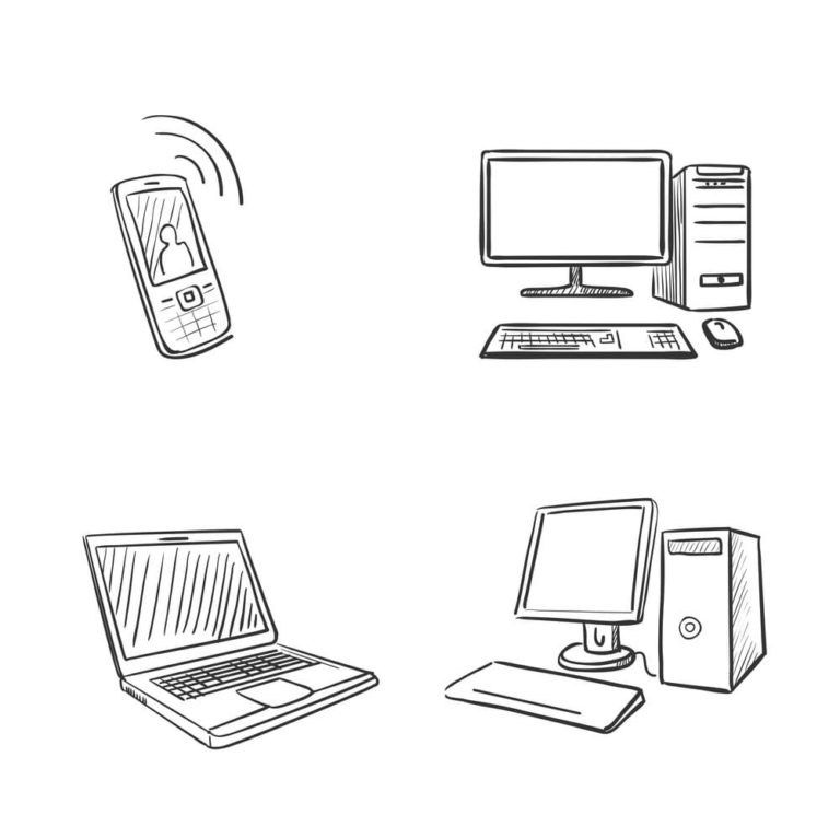 Ausmalbilder Computer | Kostenlos Malvorlagen zum Ausdrucken