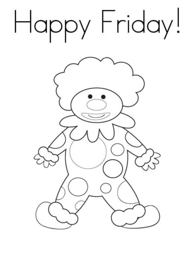 Friday Coloring Pages