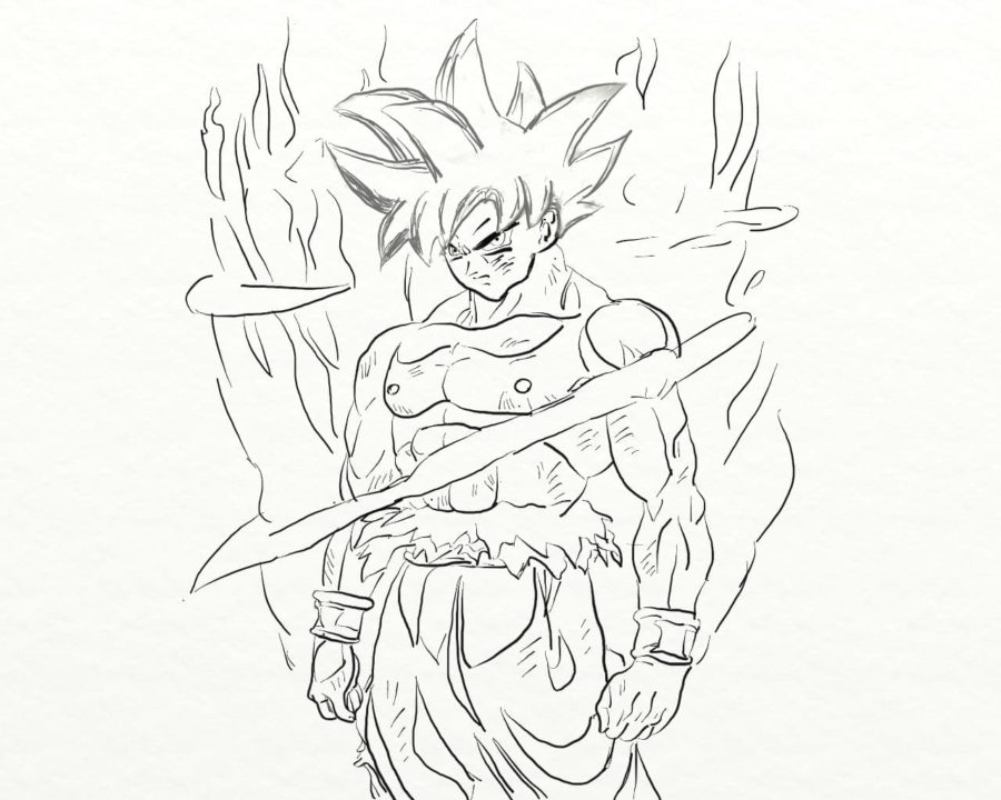 Dibujos De Goku Ultra Instinto Para Colorear