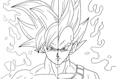 Goku Ultra Instinct Coloring Pages