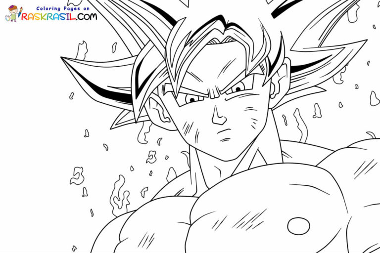 Goku Ultra Instinct Coloring Pages
