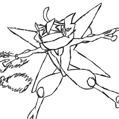 Greninja Coloring Pages