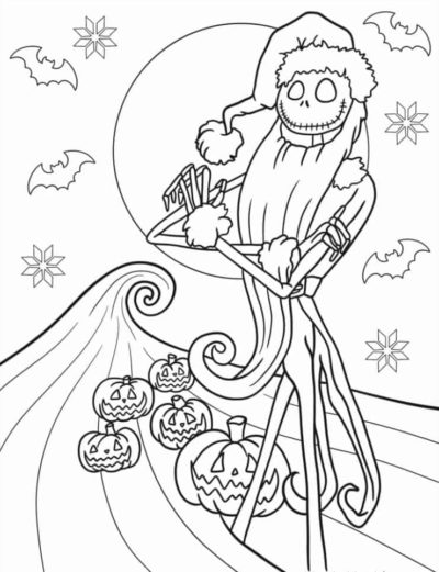 Jack Skellington Coloring Pages