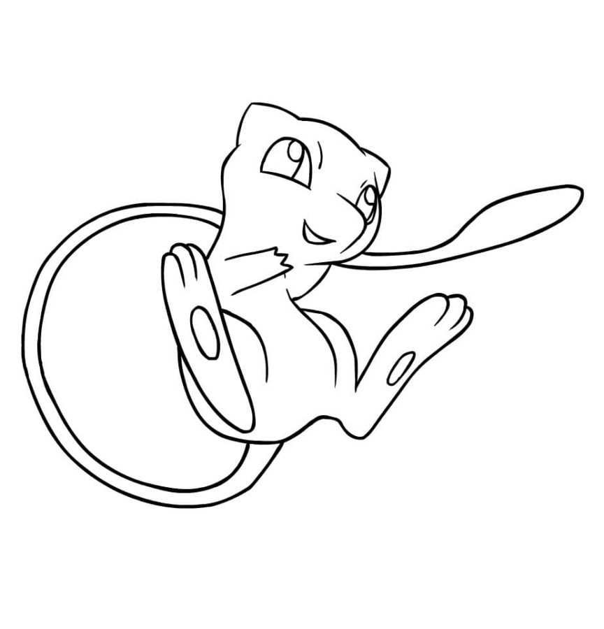 Mew Coloring Pages