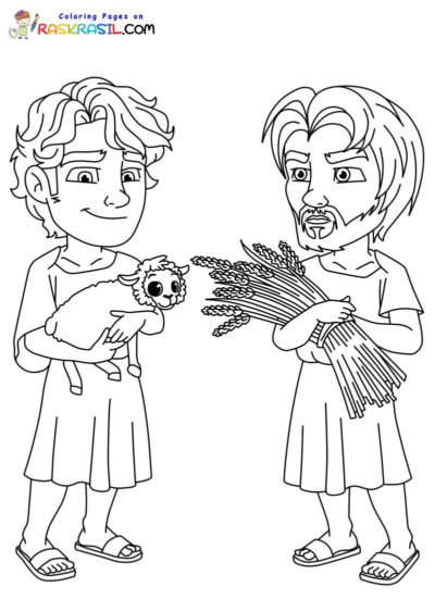 Cain and Abel Coloring Pages