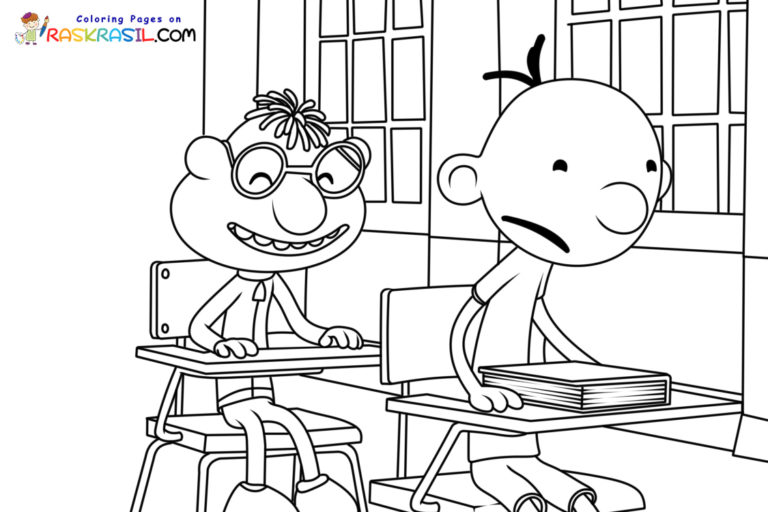 Kleurplaten Het leven van een loser | Afbeeldingen om in te kleuren