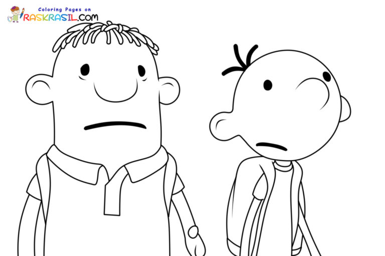 Kleurplaten Het leven van een loser | Afbeeldingen om in te kleuren