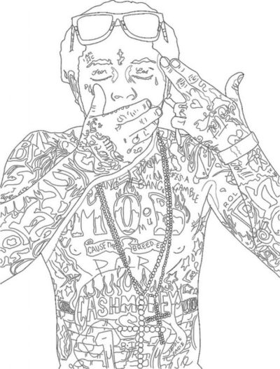 Rapper Coloring Pages | Free Printables