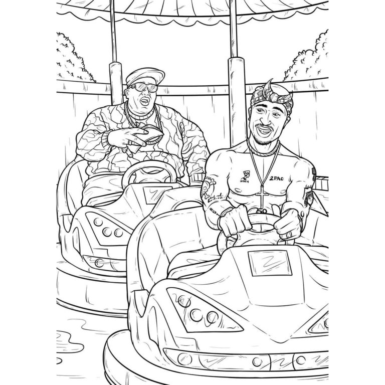 Rapper Coloring Pages | Free Printables