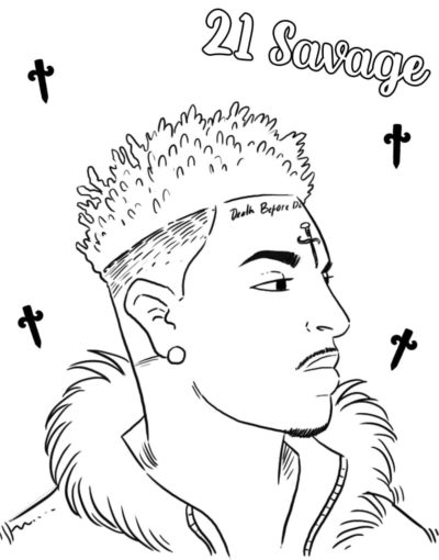 Rapper Coloring Pages | Free Printables