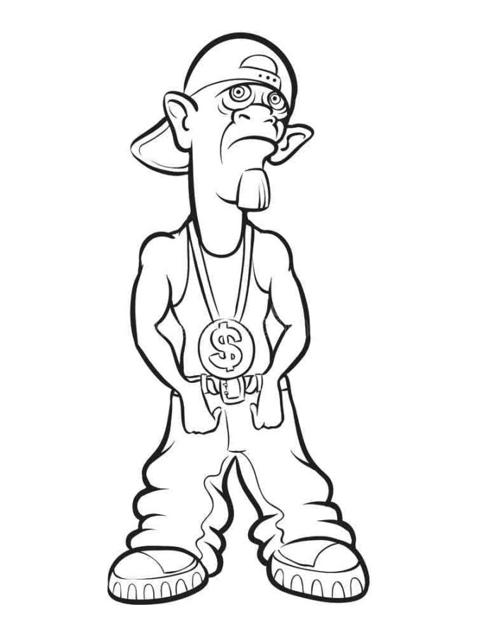 Rapper Coloring Pages | Free Printables