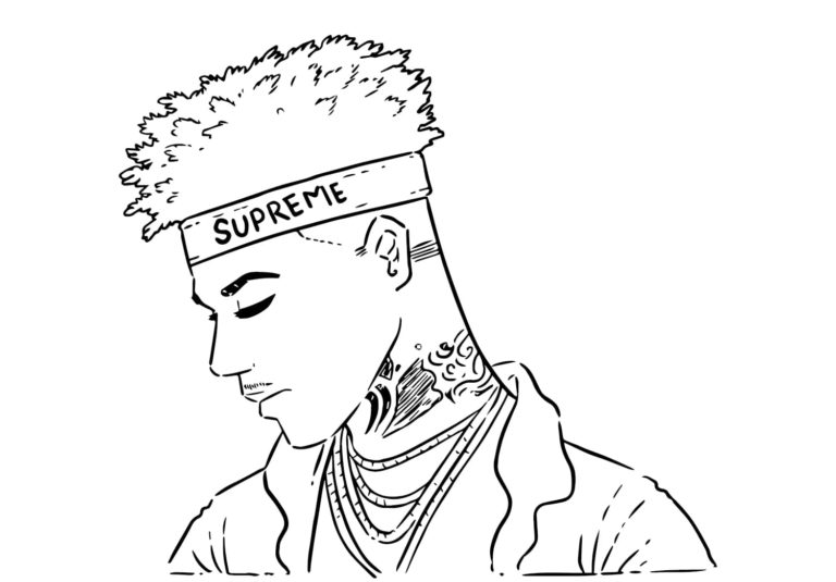 Rapper Coloring Pages | Free Printables