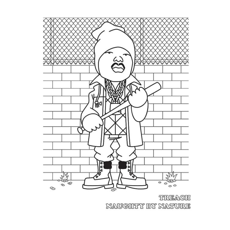 Rapper Coloring Pages | Free Printables