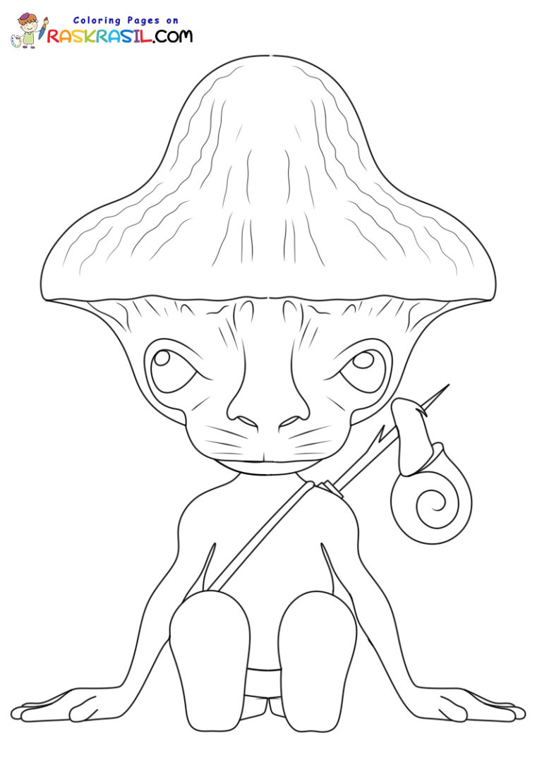 Dibujos de Shailushai Gato Pitufo Azul para Colorear
