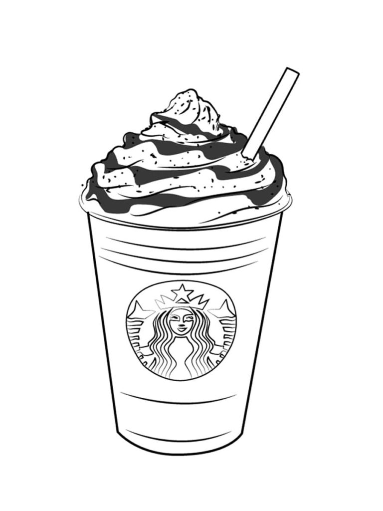 Starbucks Coloring Pages